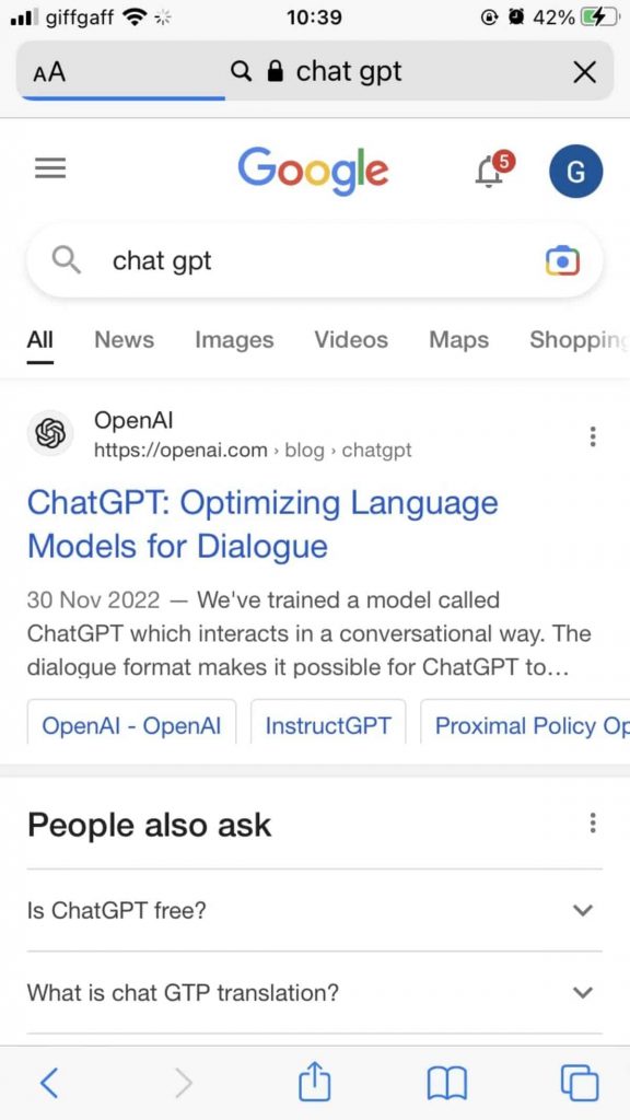 如何在手機上使用 Chat GPT - TNGD