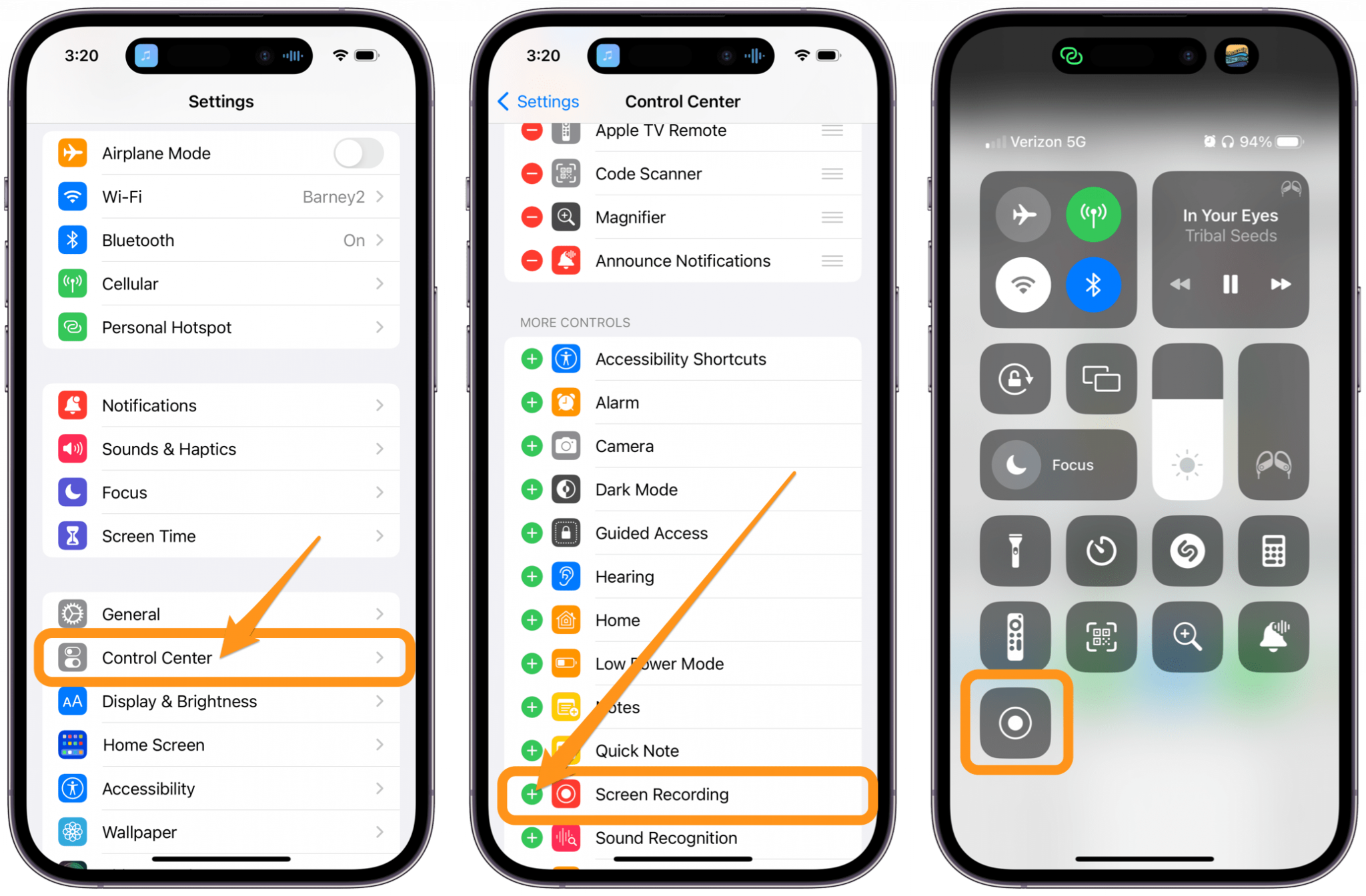 Comment enregistrer un écran sur iPhone avec le son - TNGD