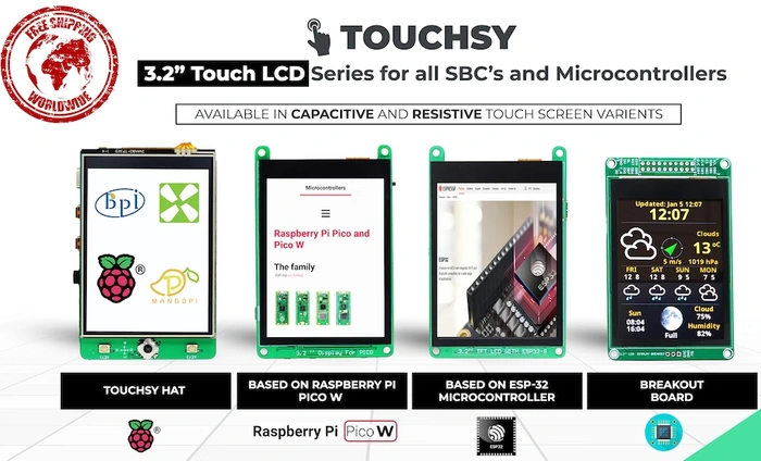3,2-Zoll-Touchsy-Touchscreens kommen auf Kickstarter ab 23 £ - TNGD